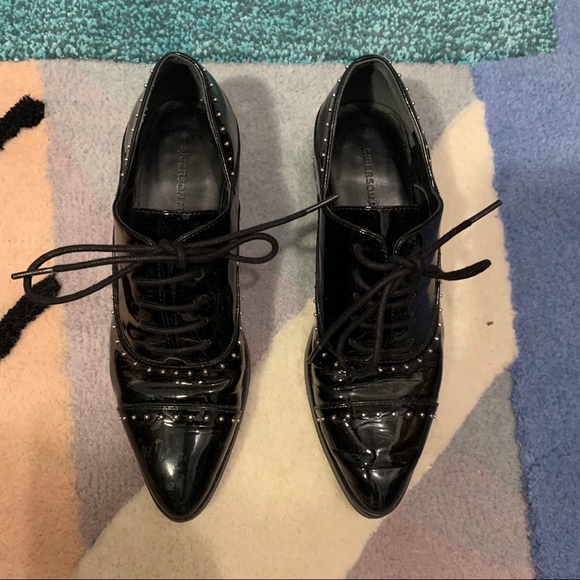 Sigerson Morrison | Shoes | Soft Black Patent Sigerson Morrison Studded ...